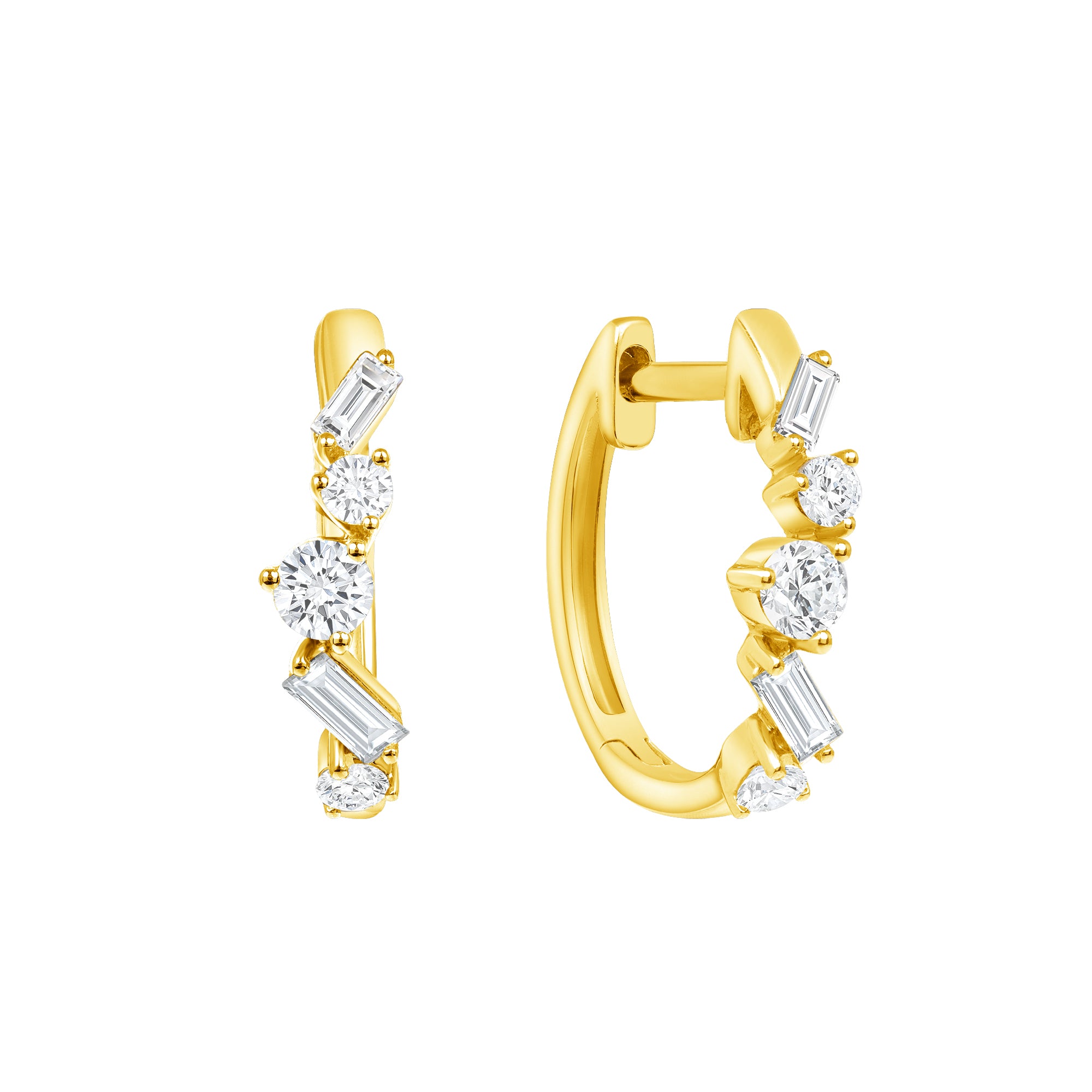 Assorted Diamond Huggies – JEWELS BY RAFFI